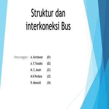 Struktur dan interkoneksi bus | PPTX