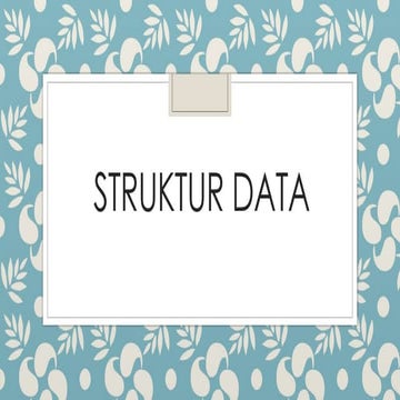 Materi Bahasa Pemrograman Struktur Data 1 | PPT