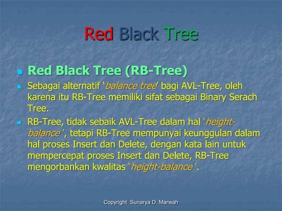 Insertion in RED BLACK TREE | PPTX