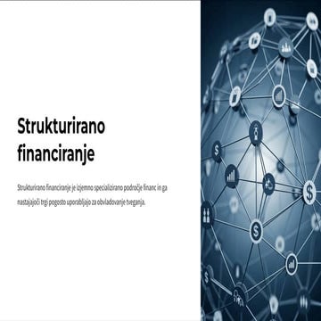 Domen Zavrl - Strukturirano financiranje | PDF