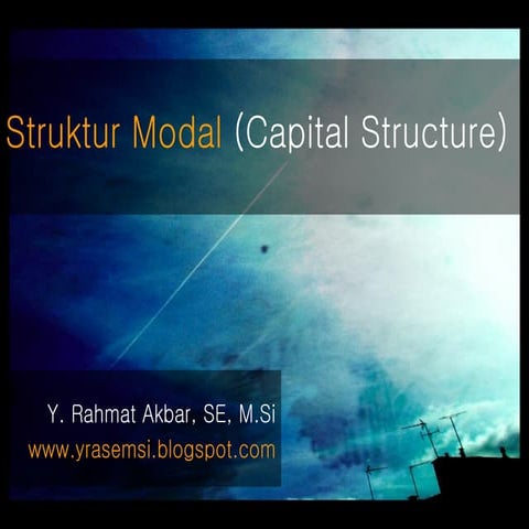 Struktur modal | PPT