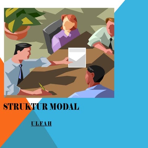 MAKALAH STRUKTUR MODAL STAI AL MUHAJIRIN_Ulfah.pptx