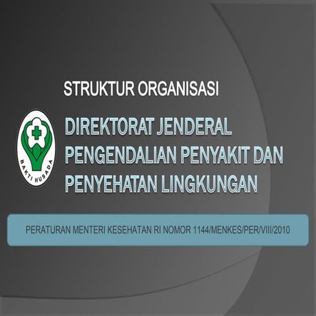 Struktur Organisasi Ditjen PP dan PL | PPT