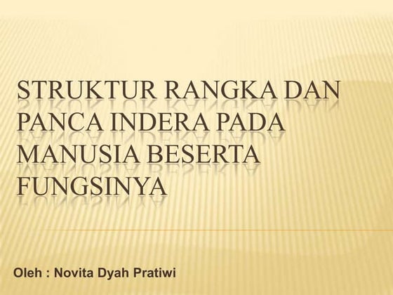 Materi ipa kelas 4 semester 1 panca indra | PPTX