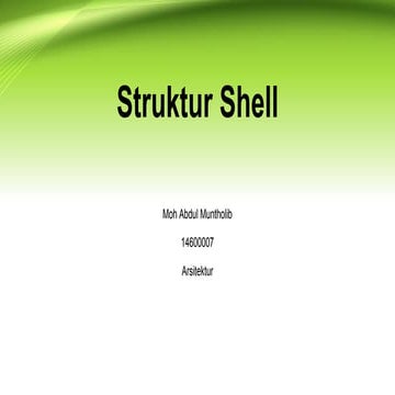 struktur cangkang (sell structure) kel. 4 | PPT