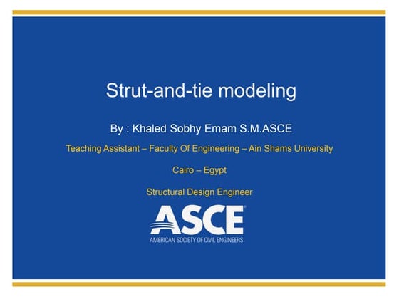 Strut and Tie Model for Pile Cap | PPT