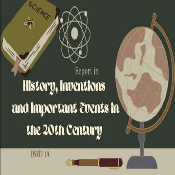 The history of technology time line 1900 | PPT
