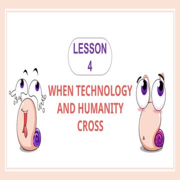 STS WHEN TECHNOLOGY AND HUMANITY CROSS Ed | PPTX