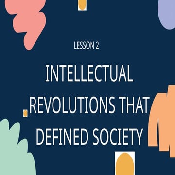 science technology and society intellectual revolution | PDF