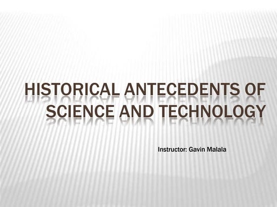 Science And Technology And Society During Pre Colonial Era Ppt