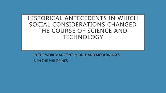Philippine Science and Technology Agenda | PPTX