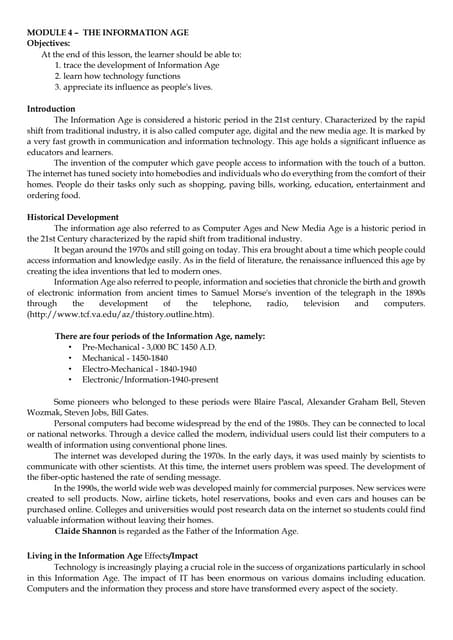 Negative Impact of ICT (Information and Communication Technology)In the ...