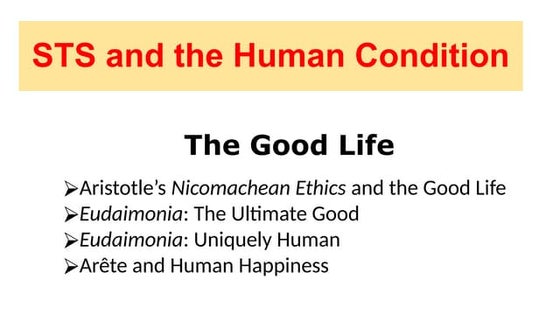 6. THE GOOD LIFE.pptx | Spirituality | Religion & Spirituality