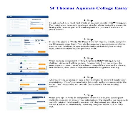 St Thomas Aquinas College Essay | PDF