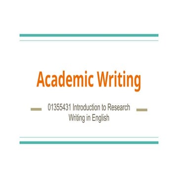 Academic Writing Features 013555431.pptx