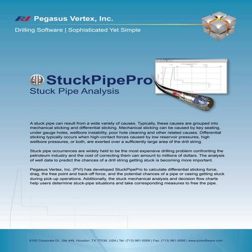 StuckPipePro | Stuck Pipe Analysis Software | PDF