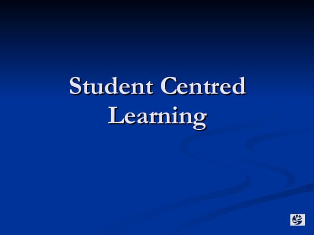 Student centered teaching | PPT