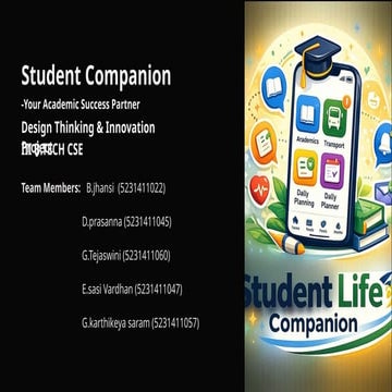 Student Companion App: Enhancing Academic Success through Design ...
