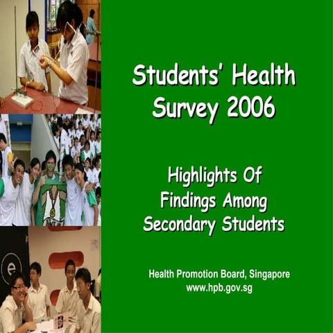 Student Health Survey 2006 - HPB | PPS