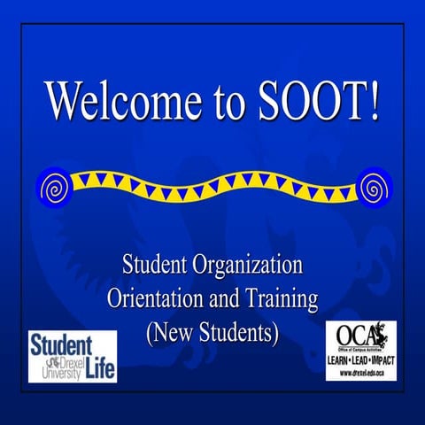 Student Organization Orientation and Training | PPT