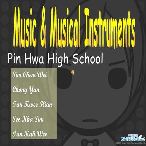 Student Project: Musical Instruments | PPT