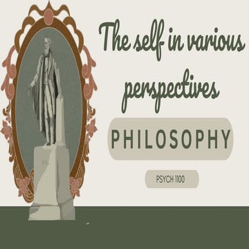 Understanding the Self Chapter I - Lesson 1 | PPTX