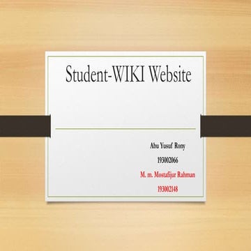 Student-WIKI Website.pptx