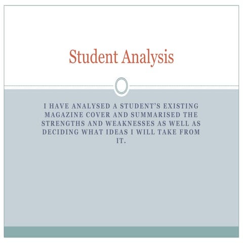 Textual analysis student work | PPTX