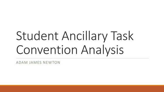 Student ancillary analysis | PPT
