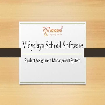 Student assignment management system | PDF