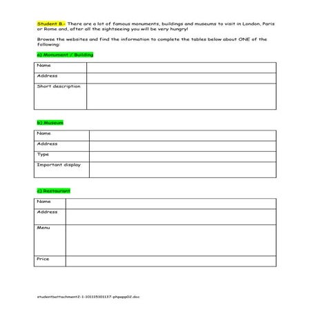 Student b attachment 2-1 | PDF