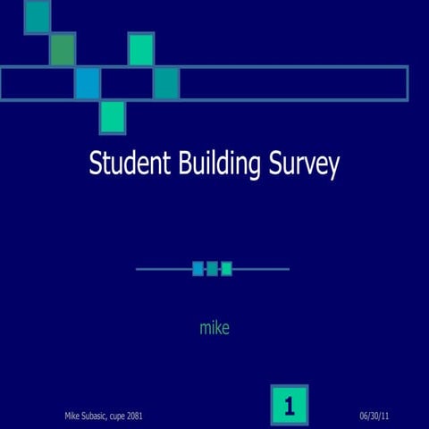 Student building survey | PPT