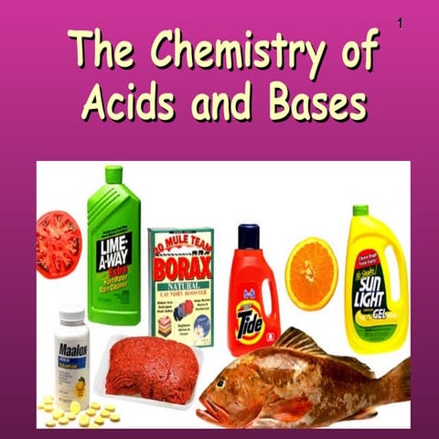 The Chemistry of Acids and Bases - Th pH scale | PPT