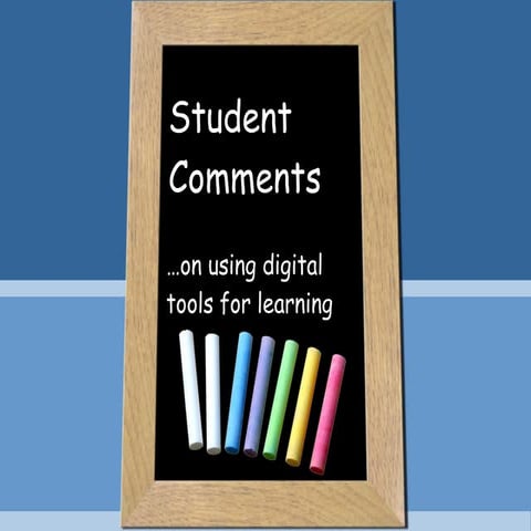 Student comments | PPT