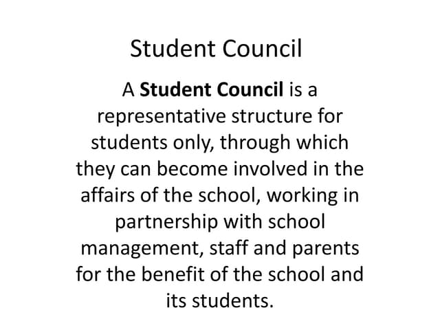 Student Council PPT student-council-ppt