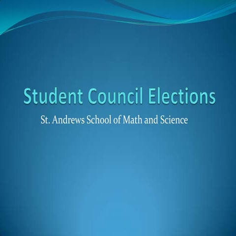 Student council elections | PPT