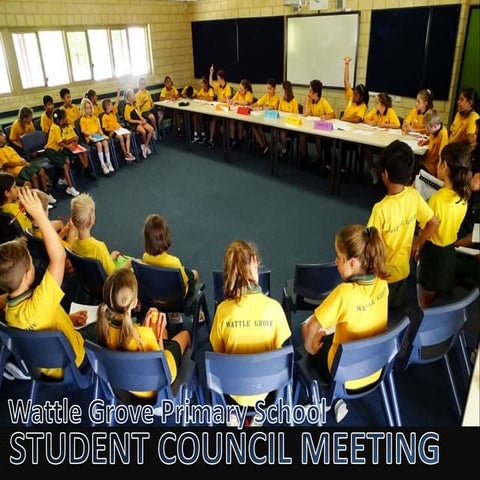 Wattle Grove Primary School - Student Council Meeting | PPTX | Civic ...