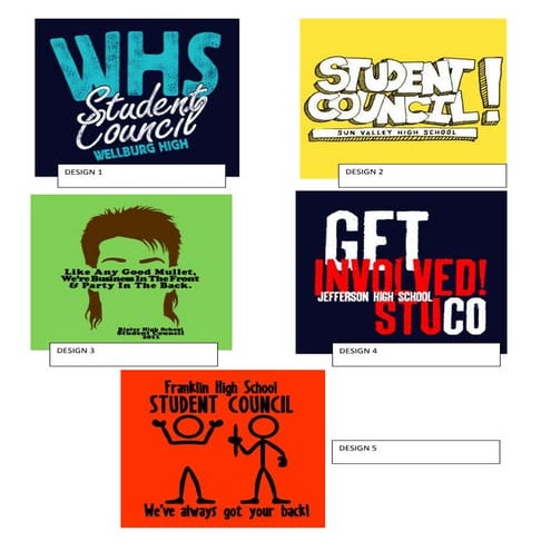 Student Council t shirt designs | PDF