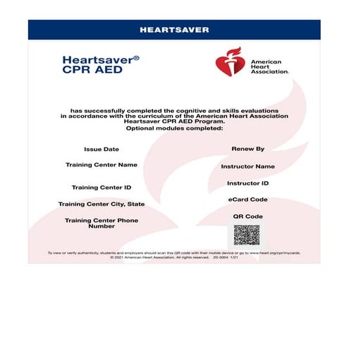 CPR e card | PDF