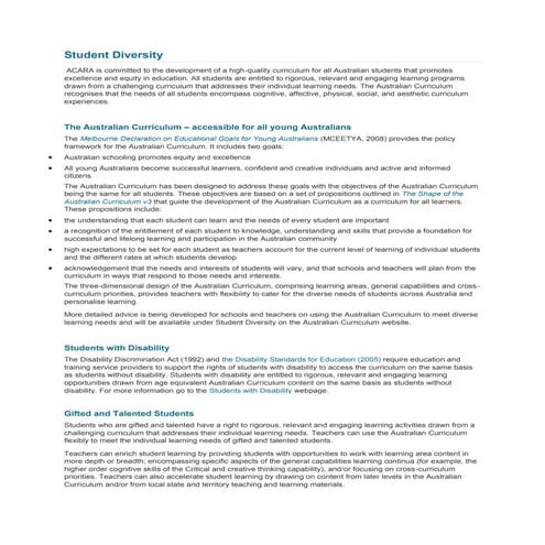 Student diversity | DOCX