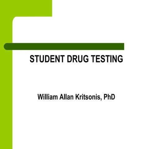 Student Drug Testing | PPT