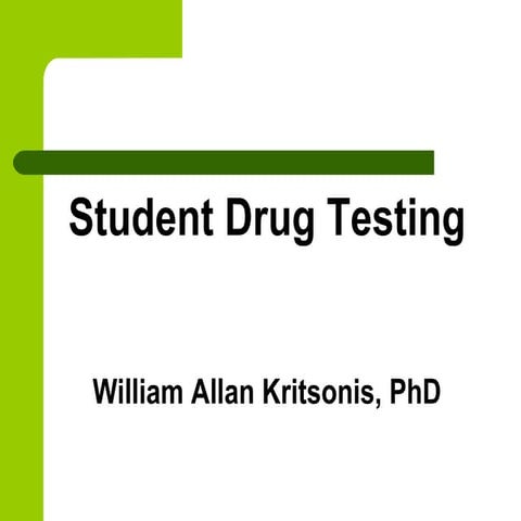 Student Drug Testing 2 | PPT