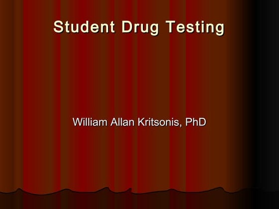 Student drug testing 1 | PPT