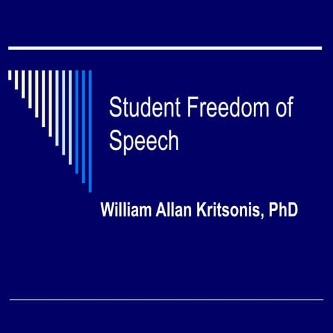 Student Freedom Of Speech | PPT