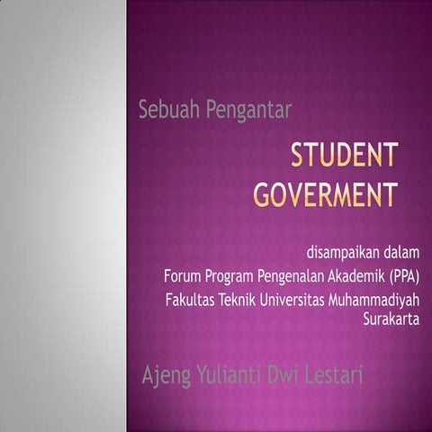 Student goverment | PPTX