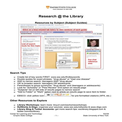 Introduction to Library Research Skills | PPTX