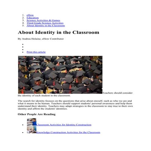 Student identity | DOCX