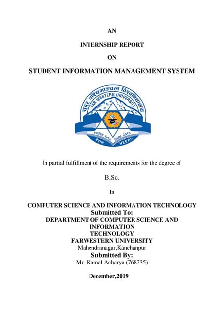 Student Management System best PPT | PPTX