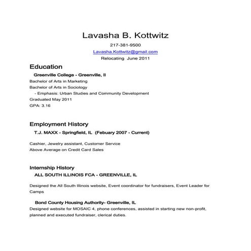 Theresa Johnson Resume 2016 | DOC