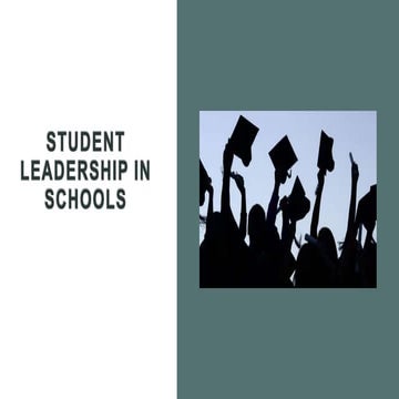 FOSTERING STUDENT LEADERSHIP IN SCHOOLS 2 | PPTX
